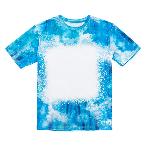 T-Shirt Cotton-Like Bleached Mist Blue voor sublimatie Blue | TEXTIEL ...