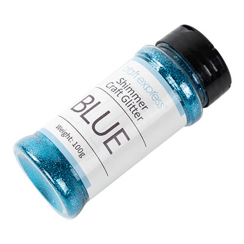 Purpurina azul - 100 g | CRAFT EXPRESS \ BRILLANTINA | BestSublimation24.eu